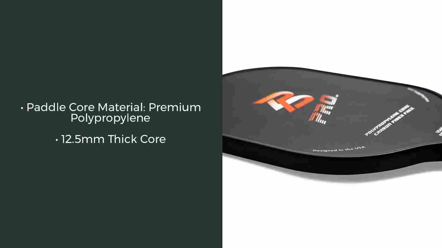 PB Pro Tour Force Carbon Fiber Pickleball Paddle